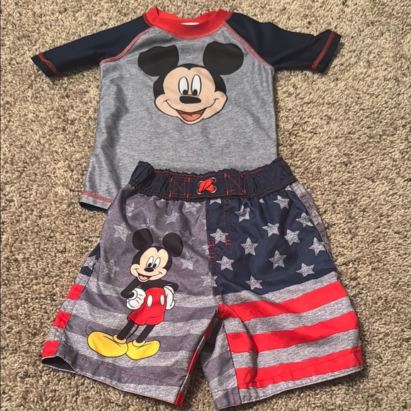 Disney | Swim | Disney Mickey Mouse Kids Swim Set 2t | Poshmark